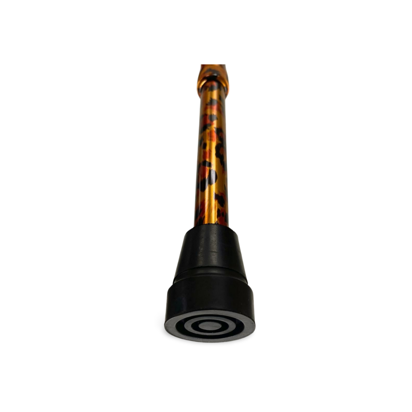 Swan Handle Walking Cane – Leopard Print | Mobility Plus NZ