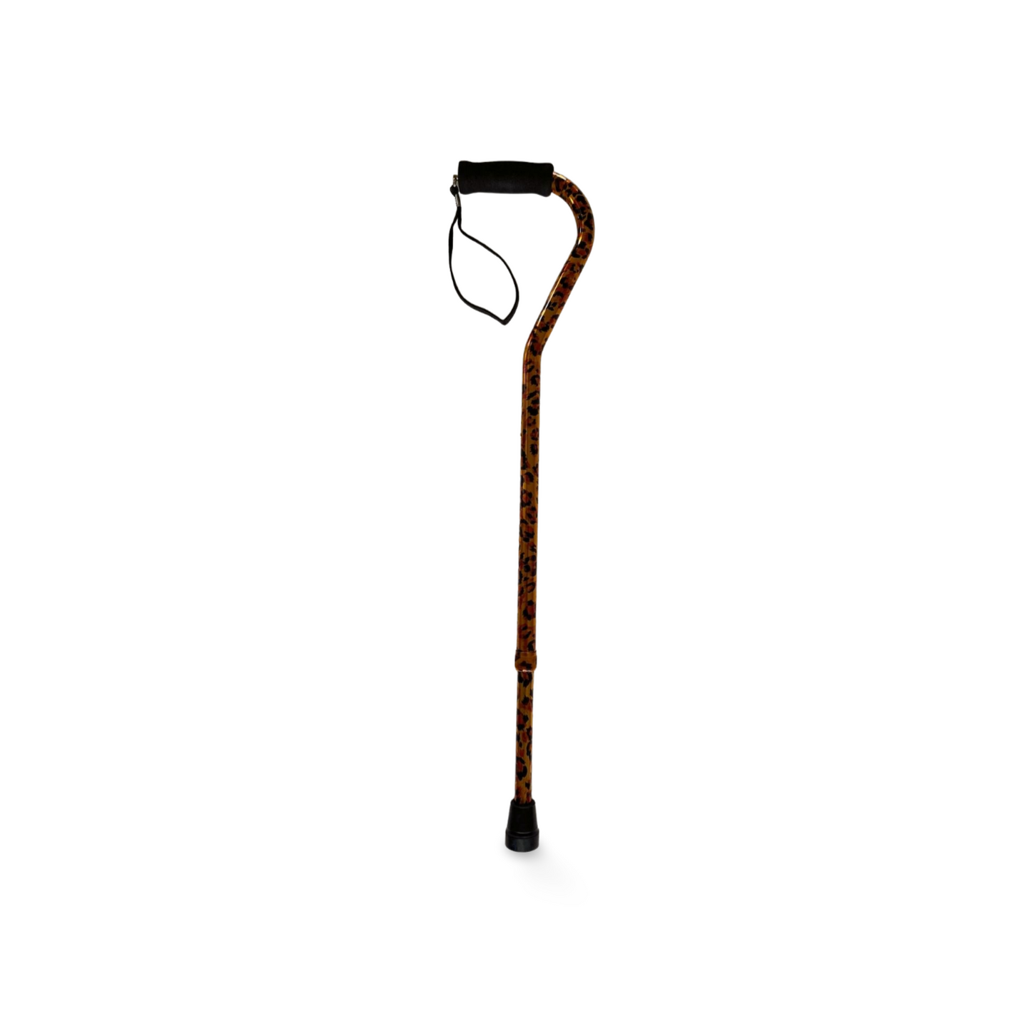 Swan Handle Walking Cane – Leopard Print | transport Plus NZ — Mobility ...