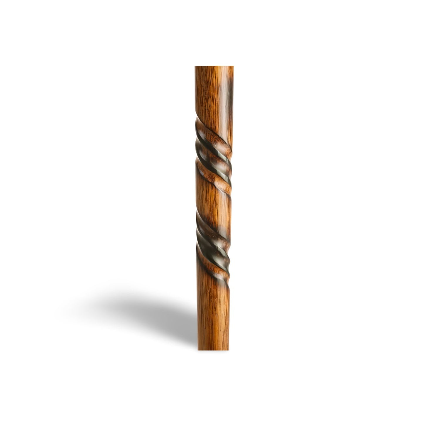 Walking Stick - Wooden Handcrafted Cherry Twist | Mobility Plus NZ