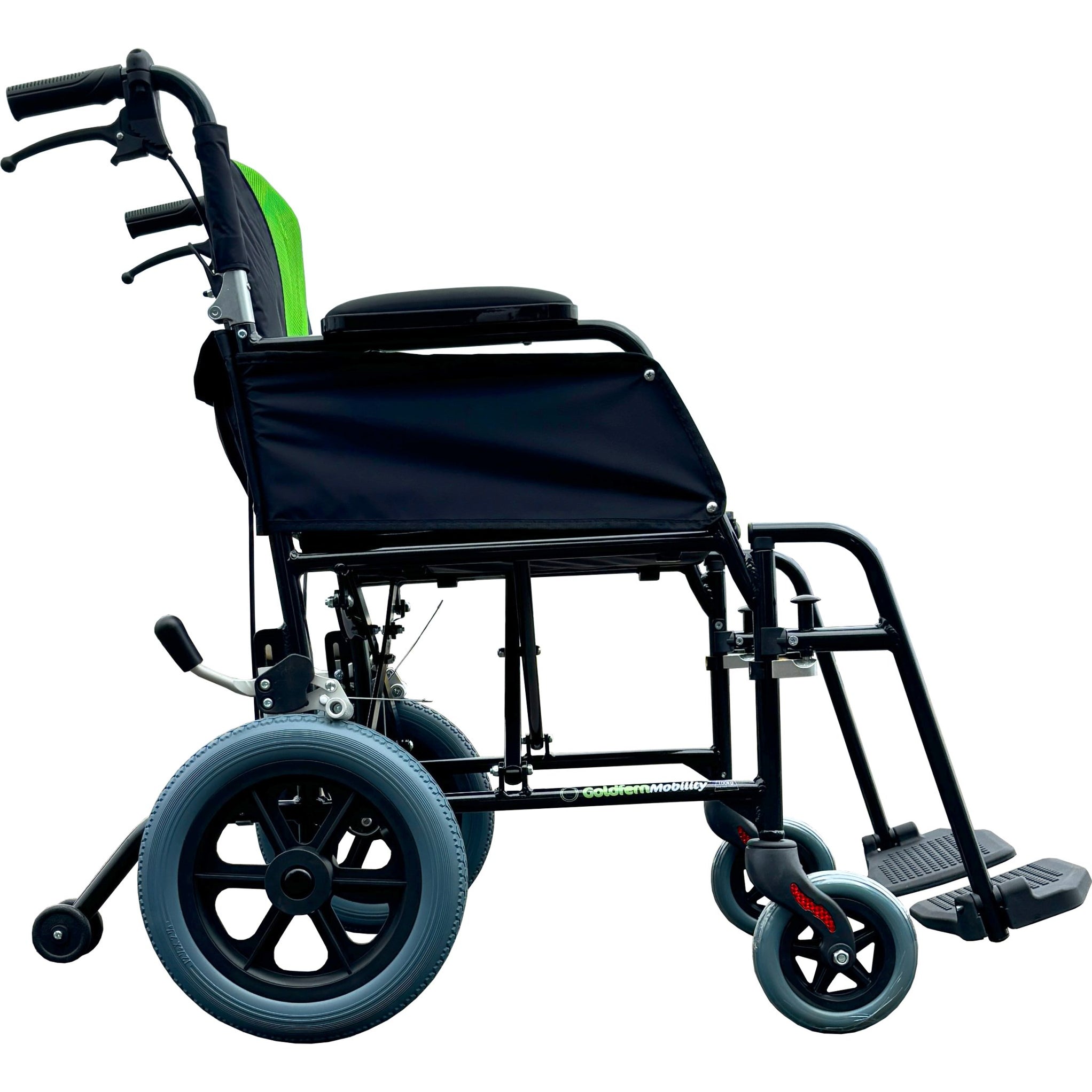 Goldfern Lightweight Transit Wheelchair | transport Plus NZ — Mobility Plus