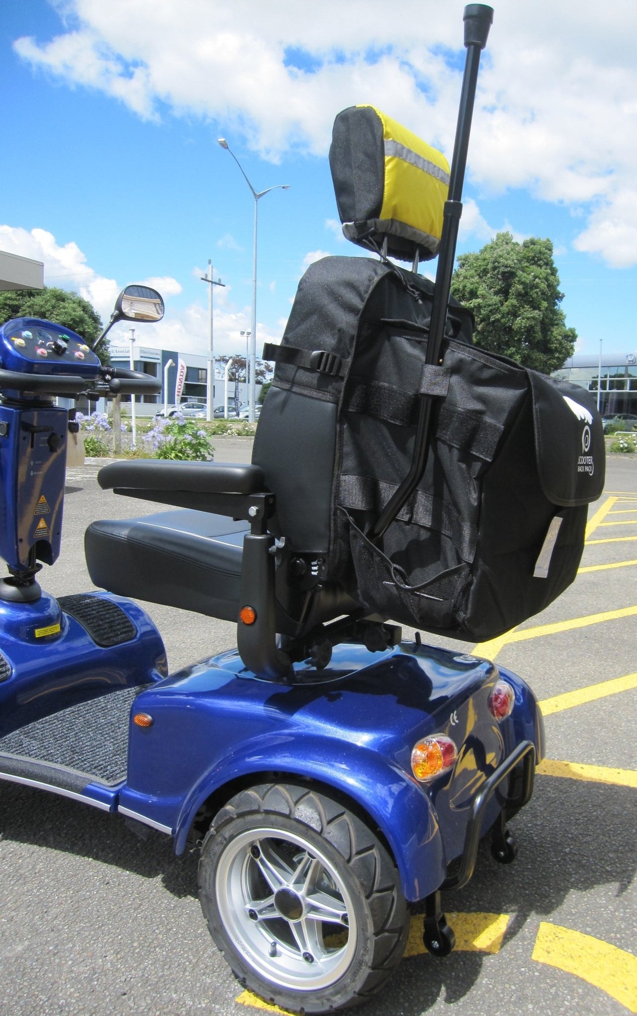 Extra-Large Mobility Scooter Backpack – 48L Storage | Mobility Plus NZ